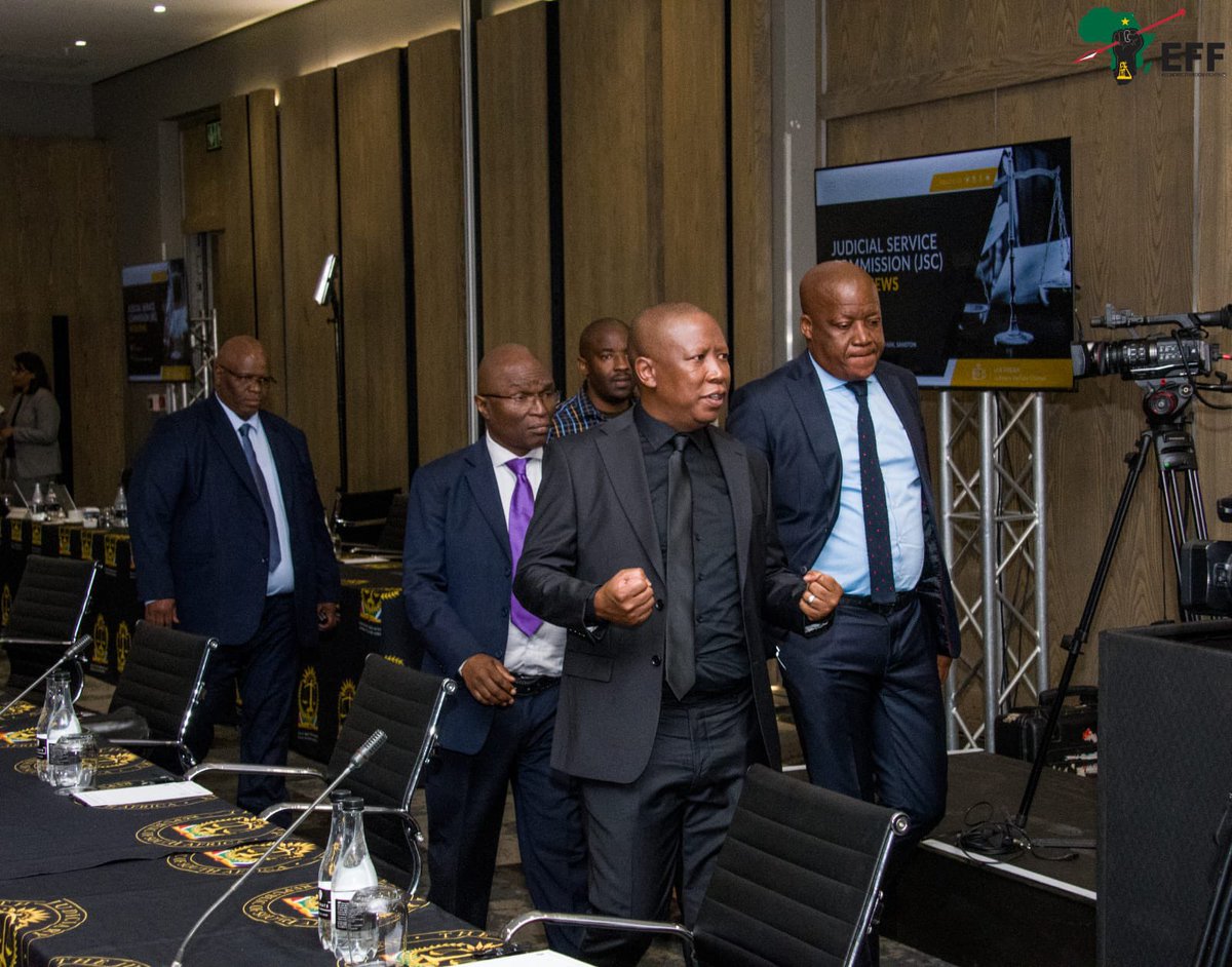 Economic Freedom Fighters on Twitter: "♦️In Pictures♦️ CIC @Julius_S_Malema is at the Judicial ...