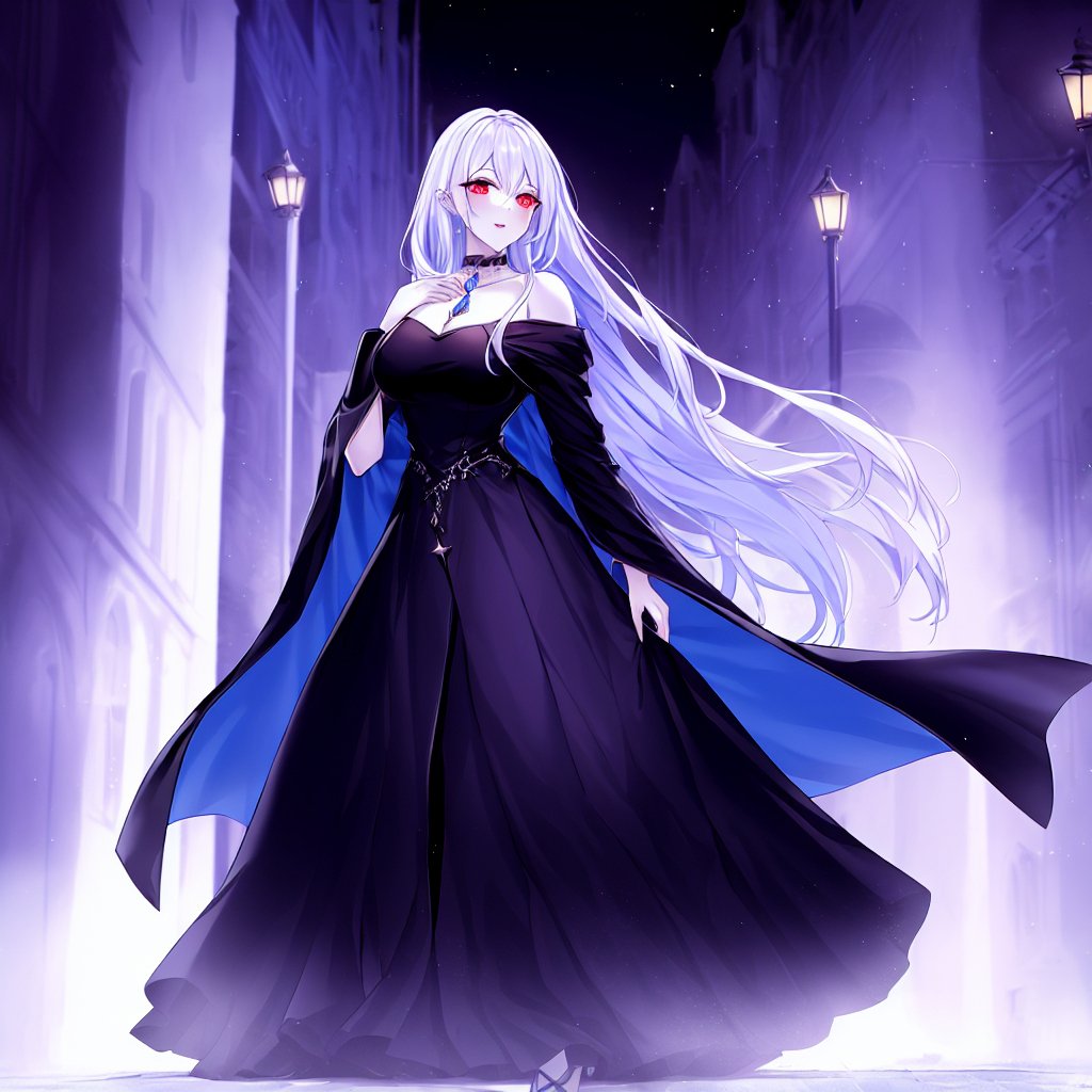 千貴（sen-ki）@女吸血鬼 on Twitter: "いい感じの青マント〜💙 #AI作品 #TrinArt"