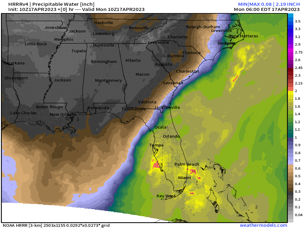 Mike s Weather Page On Twitter AM Precipitable Water Map Shows mike-s-weather-page-on-twitter-am-precipitable-water-map-shows
