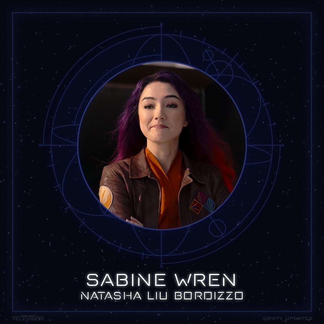 Star Wars Television on Twitter: "🔹 Sabine Wren, played by Natasha Liu Bordizzo 🔹 Ezra Bridger ...