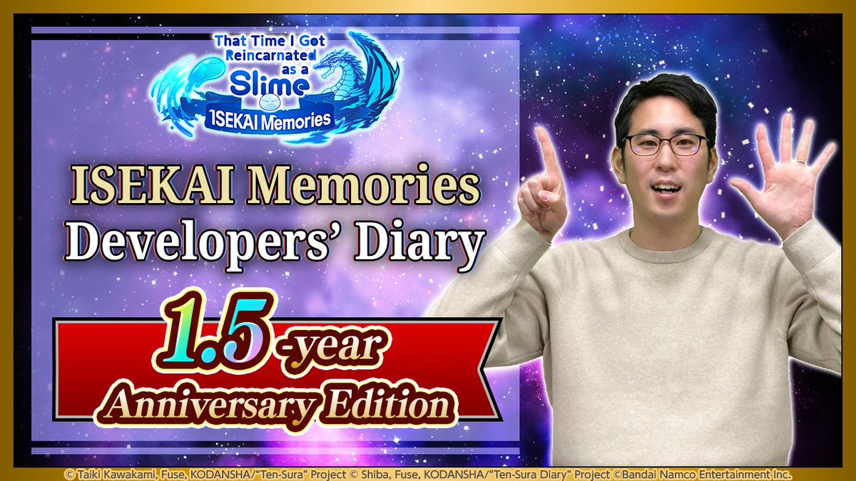 Slime - ISEKAI Memories on Twitter: "ISEKAI Memories Developers' Diary 1.5-year Anniversary ...