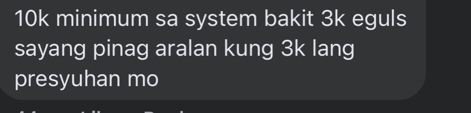 OPEN | Miyoky | lf programming commissioner on Twitter: "What 10k isang system? According sa mga ...