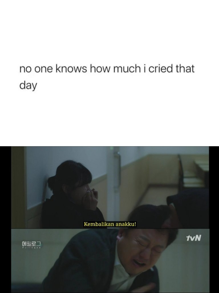 K-Drama Menfess on Twitter: "•kdm• no one knows how much i cried that day 💔"