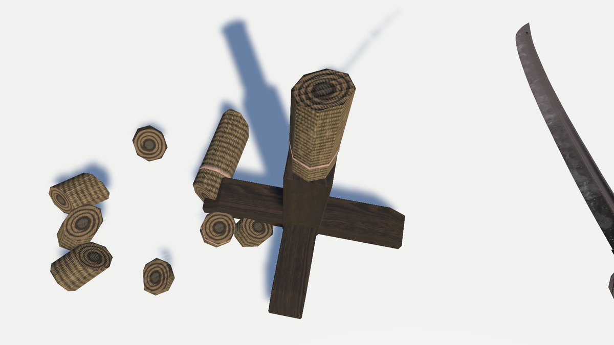 八谷凛奈 on Twitter: "WarakiriSystem Demo [iwacchi] -- 藁斬りを体験! めっちゃ楽しいです、直斬も、斜め斬りも、横斬りも、連続斬りもなんでもいい ...