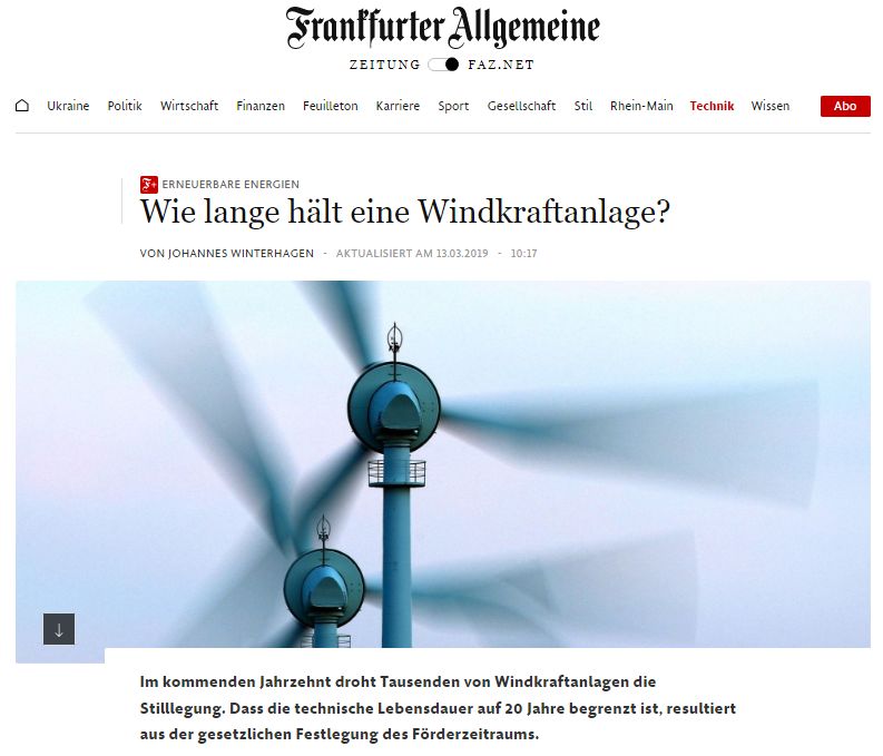 Behindthematrix On Twitter Wie Lange Hält Eine Windkraftanlage 2019 Im Kommenden Jahrzehnt