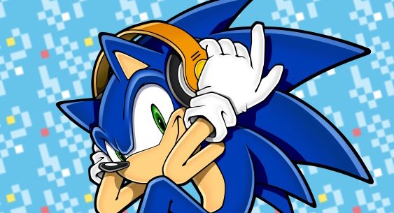 Sonic Headphones Wallpaper