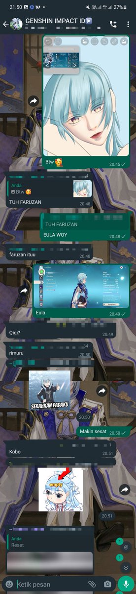 ON 📌 LAPAK GACHA on Twitter: "Yahoo~ cw // crossover Padahal jelas-jelas ini Eula kok☺️, kalau ...