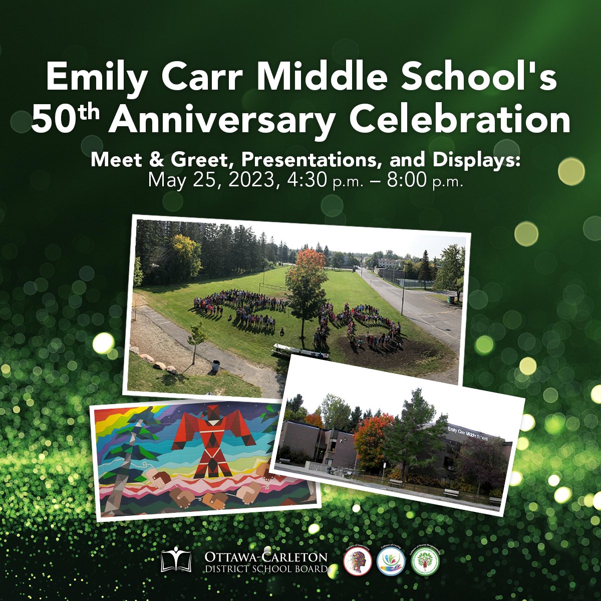 Emily Carr Middle School Logo TOMORROW Join Us At Flats Fest, A