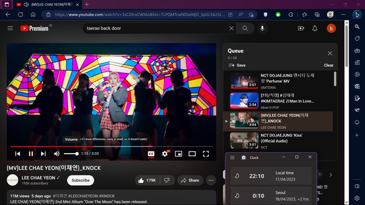 Borabit ☆ on Twitter: "Streaming Chaeyeon Knock diligently, it's stuck on my head hahaha. Her ...