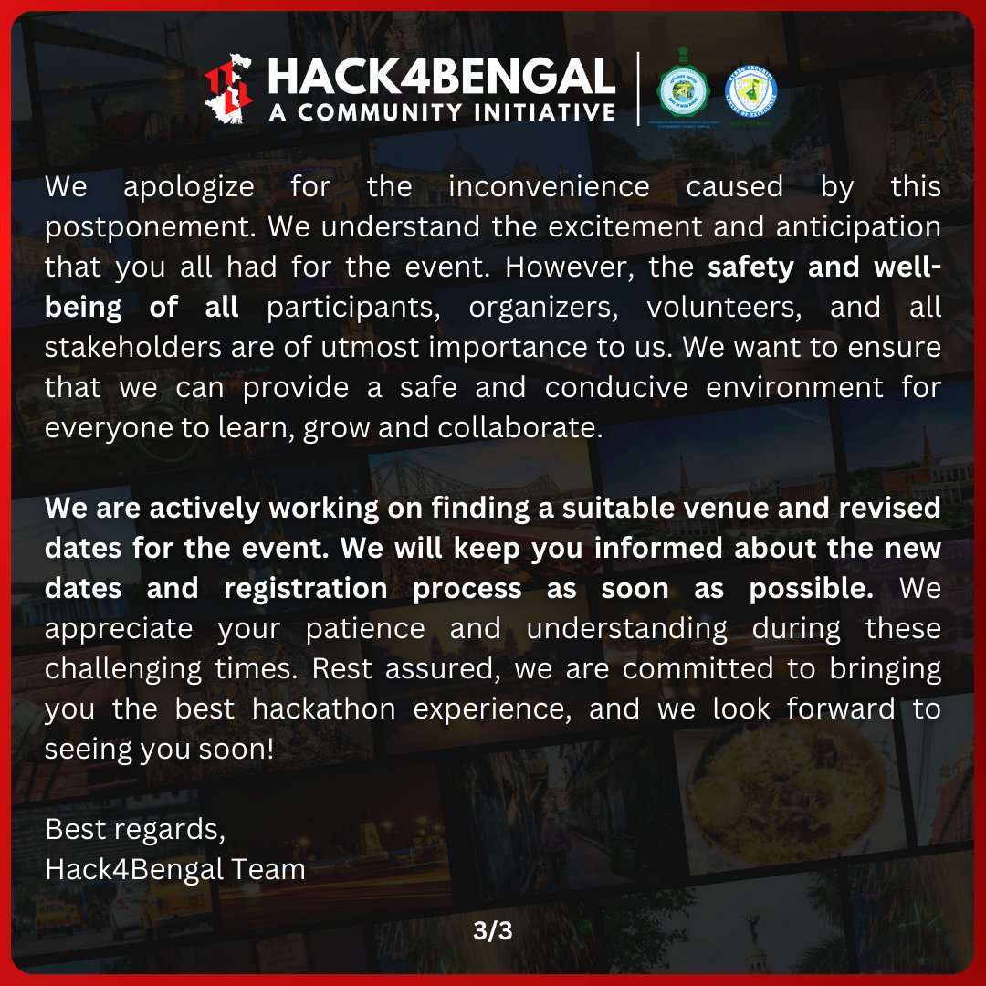Hack4Bengal 2.0 on Twitter: "3/3"