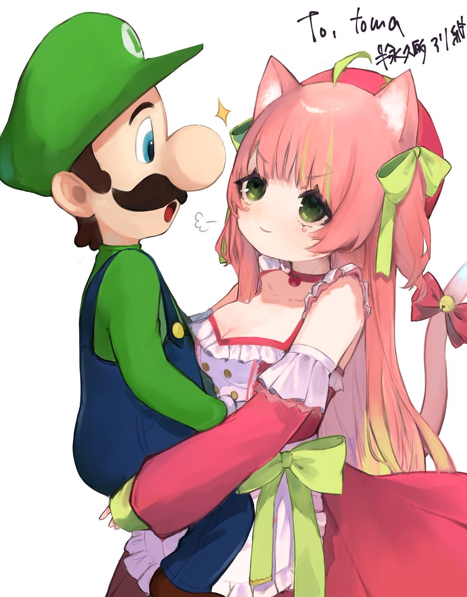 toma vtuber 🍅 on Twitter: "LOOK AT HIM LUIGI MY BELOVED!!!! 😭😭😭 GOD HE'S SO FINE😭😭😭 i want to ...