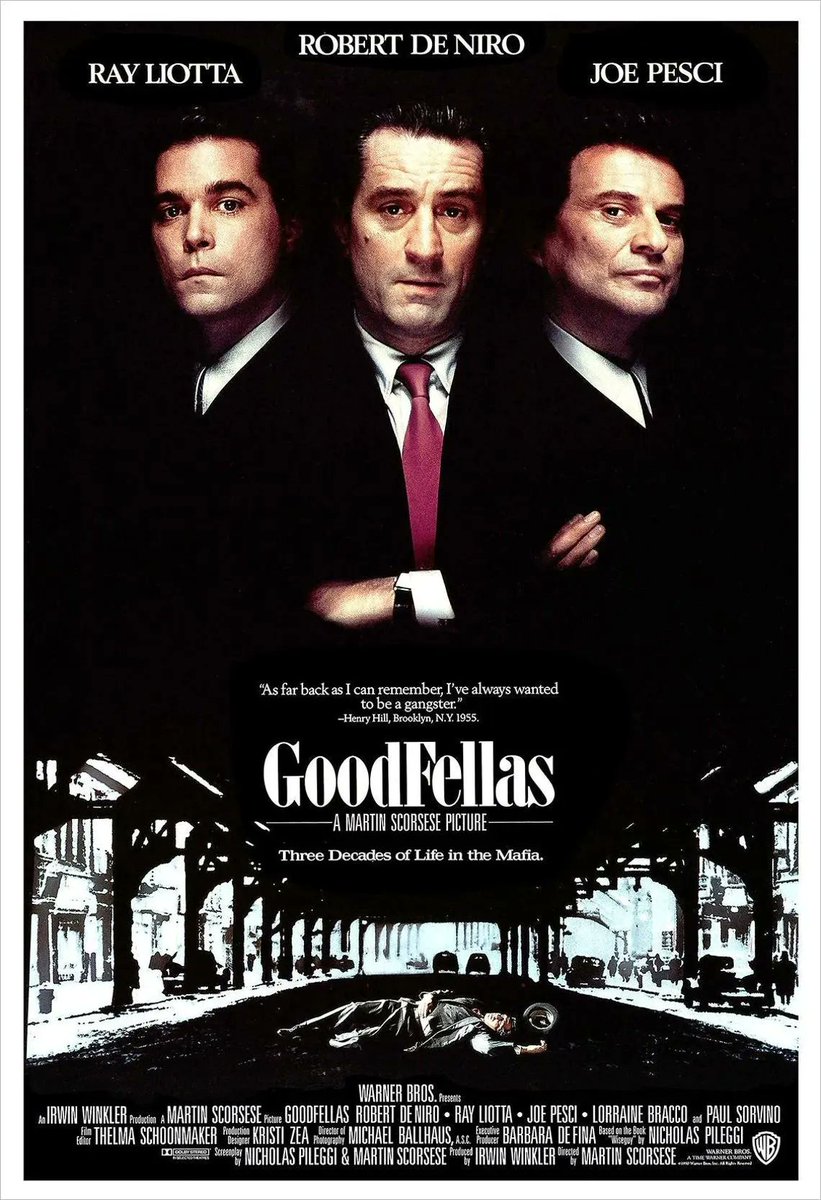 Sluts and Guts on Twitter: "GoodFellas (1990) #MoviePoster"