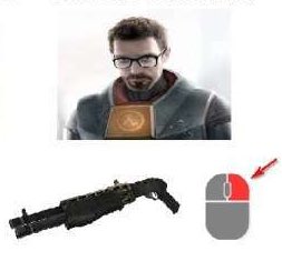 The Photoshop Guy on Twitter: "Gordon Freeman when Eli Vance is discussing G-Man Facts:"