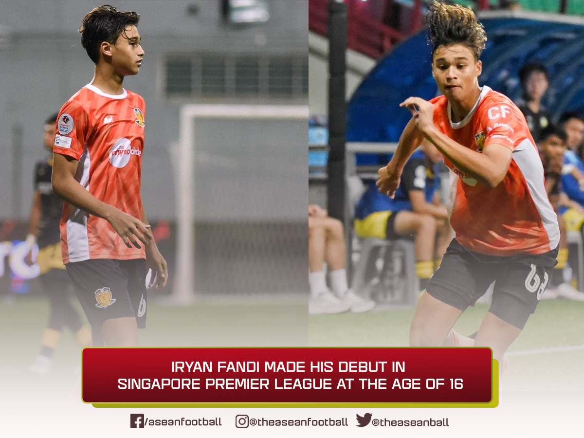 ASEAN FOOTBALL on Twitter: "🇸🇬 The youngest son of Singapore football legend, Iryan Fandi Ahmad ...