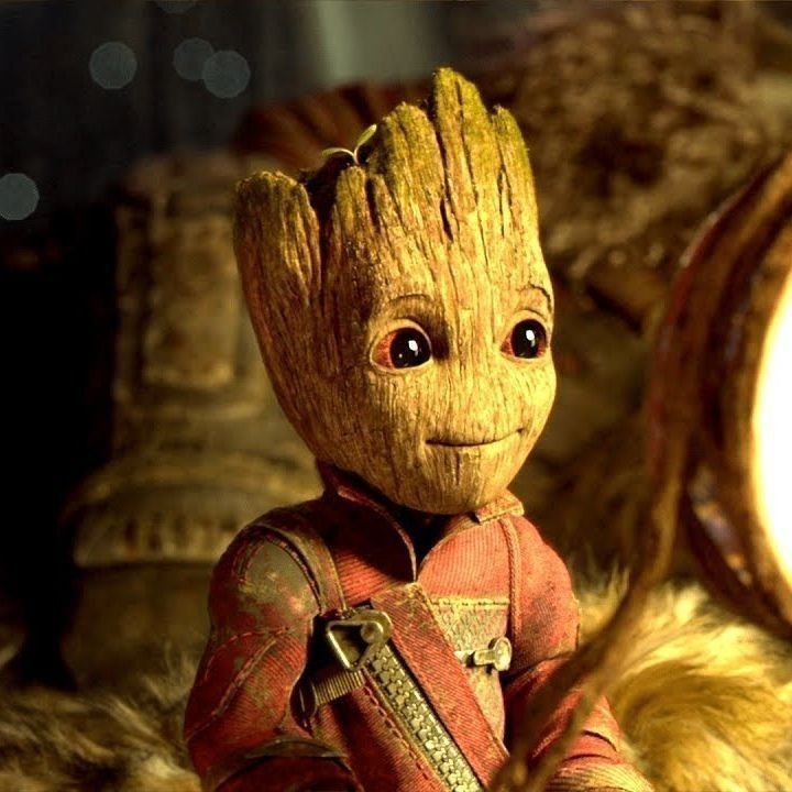 Groot Smiling