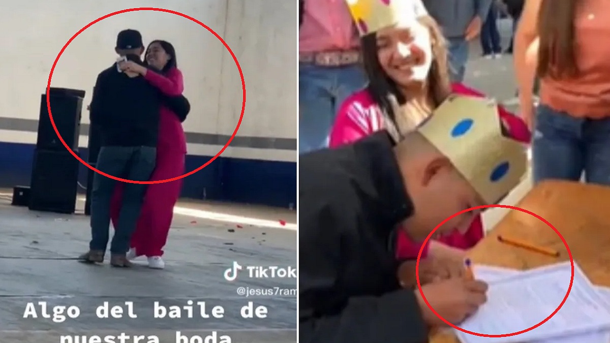 Puebla on Twitter: "Entérate: VIDEO Alumno cumple su sueño y se casa con su maestra de prepa ...