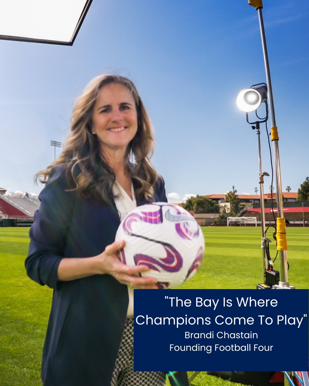 Brandi Chastain Playing Soccer