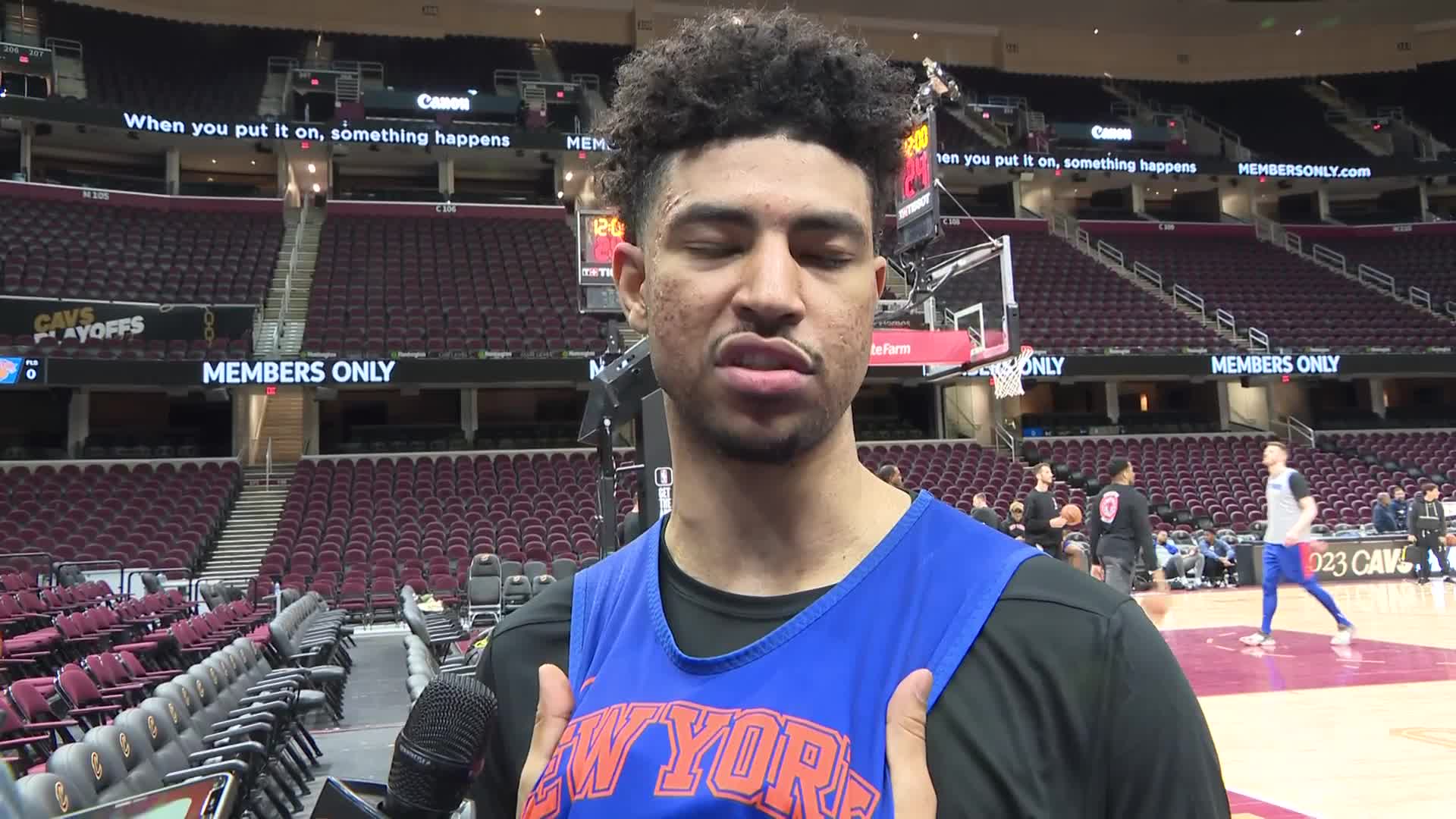 Ian Begley On Twitter Quentin Grimes Said Donovan Mitchell Tried To