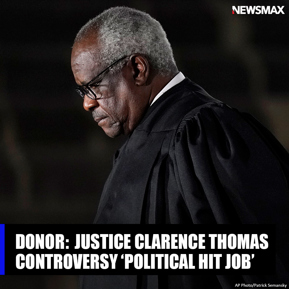 NEWSMAX on Twitter: "Clarence Thomas Controversy: Billionaire Republican donor Harlan Crow said ...