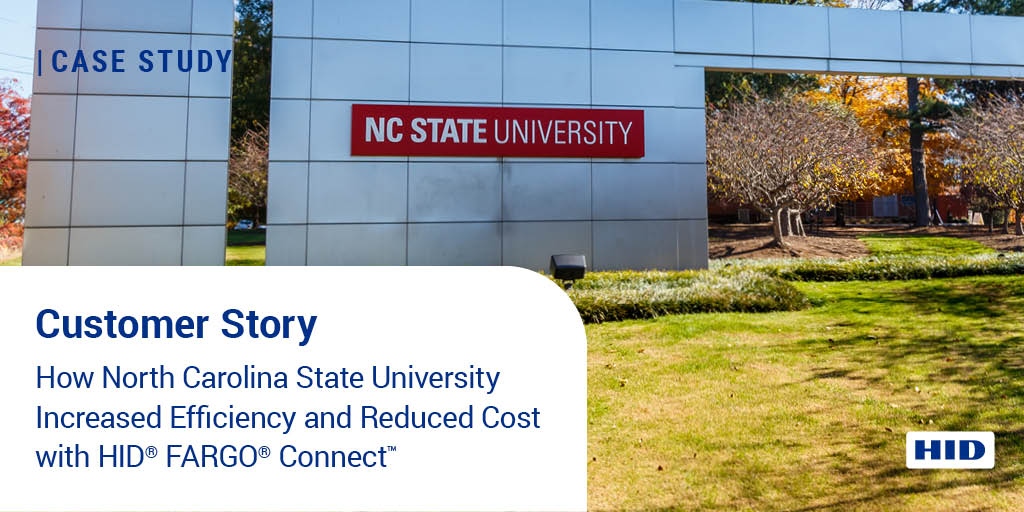 HID on Twitter: "Learn how North Carolina State University was able to increase efficiency and ...