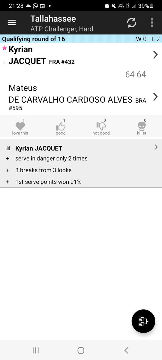 Romain 🎾🇫🇷 on Twitter: "A l'image de cette vilaine faute, il n'y a pas eu match entre Kyrian ...