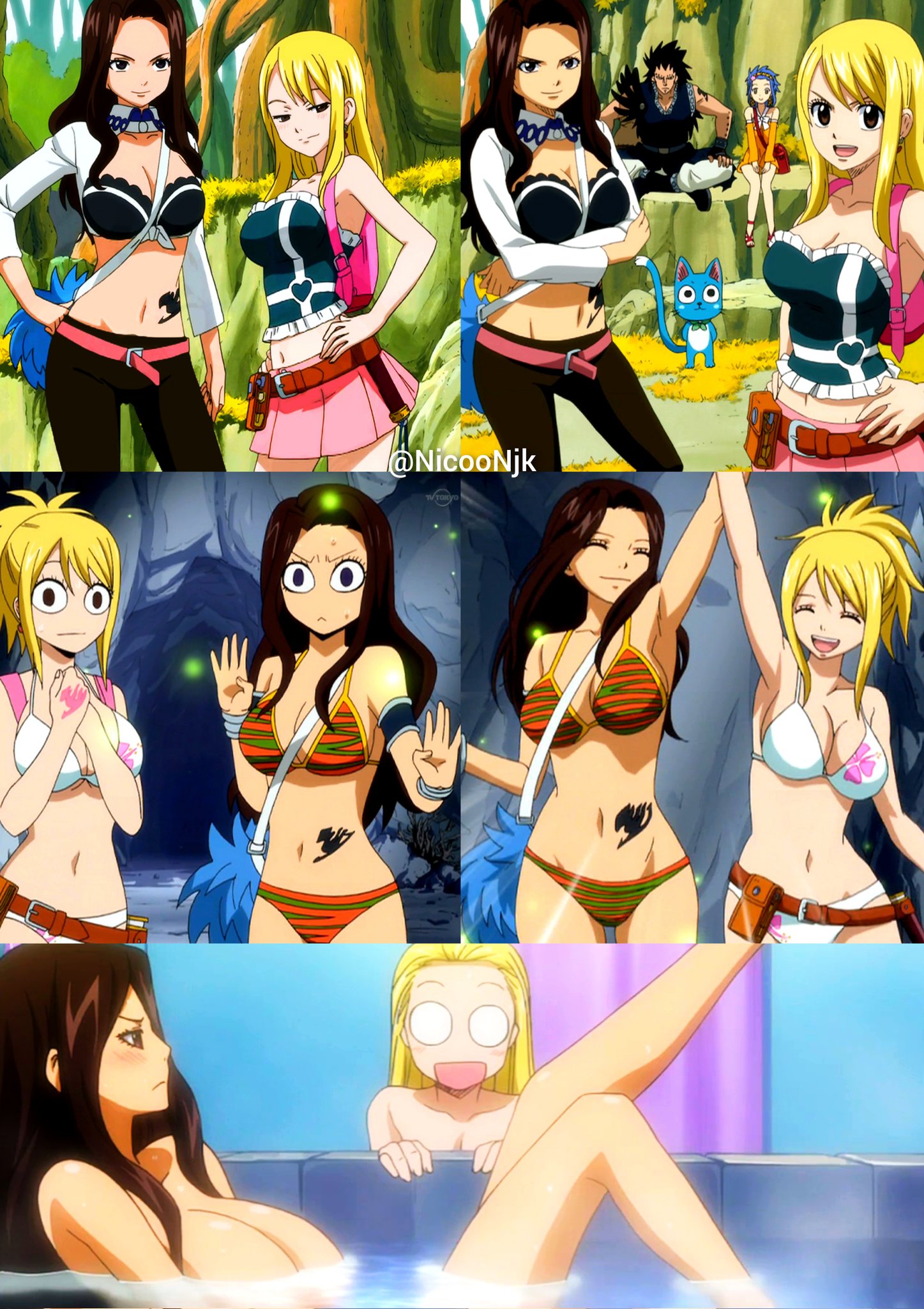 Fairy Tail Lucy X Cana