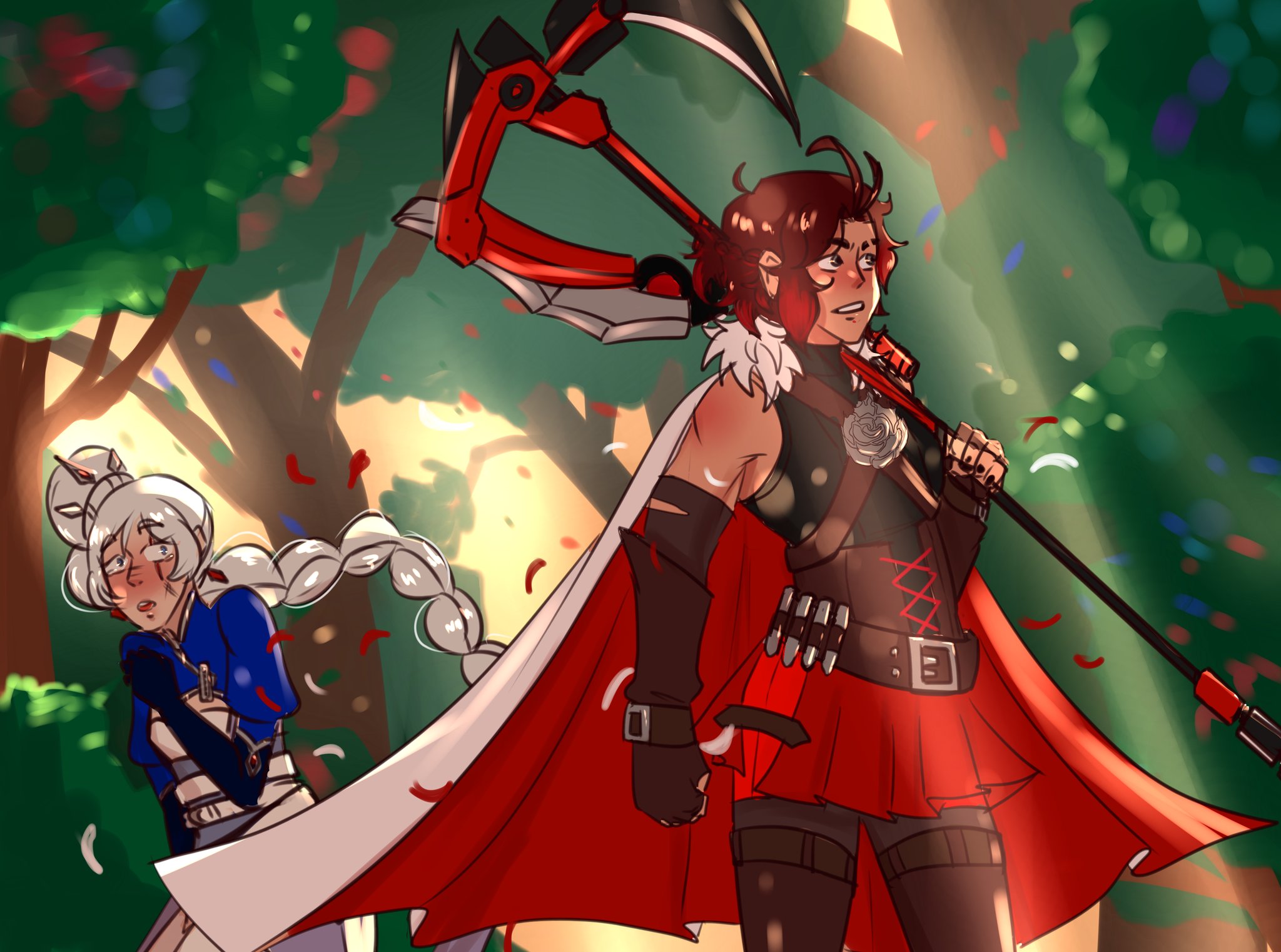 Rwby Ruby And Weiss Fanfiction