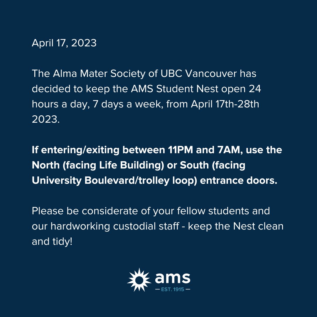 AMS UBC Student Union (@AMS_UBC) / Twitter