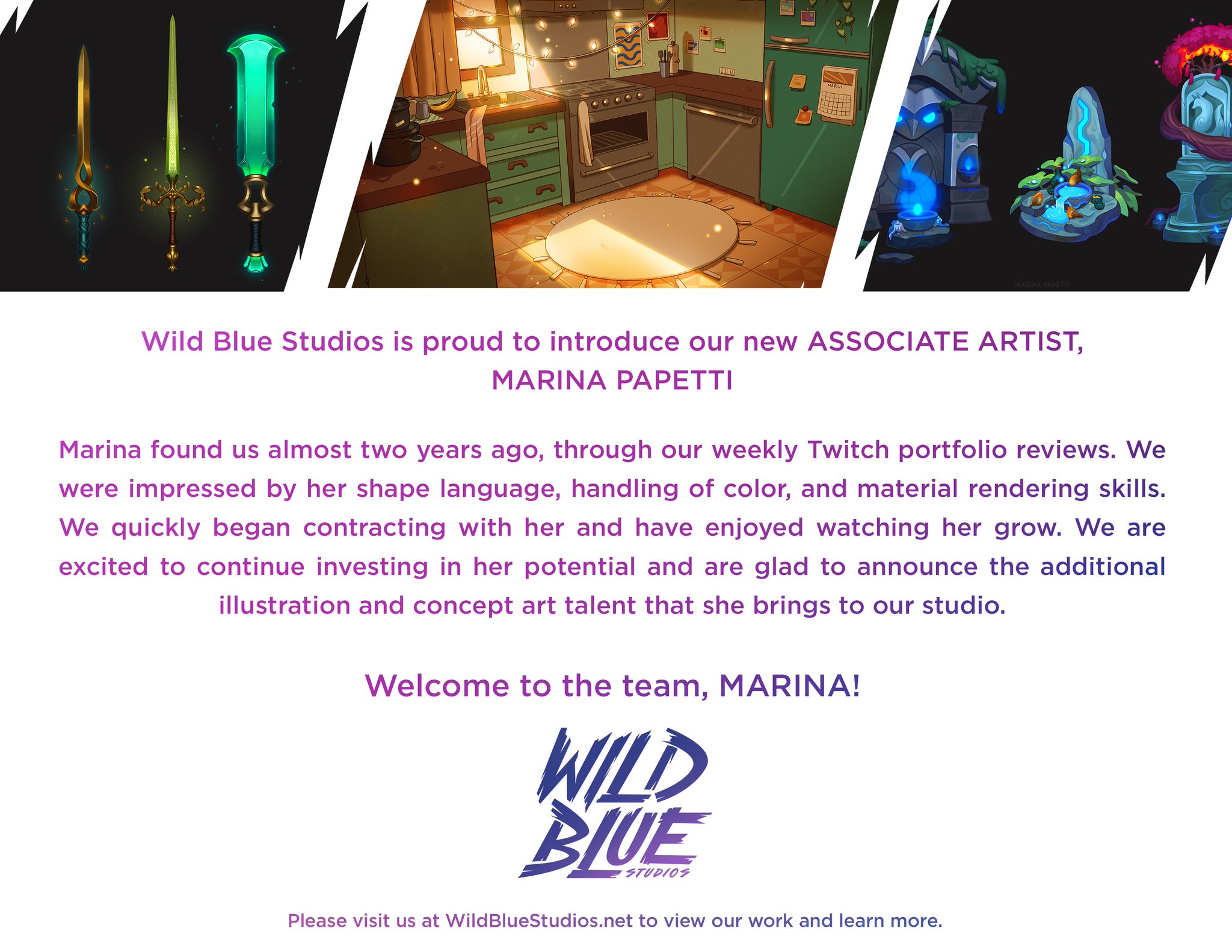 Wild Blue Studios on Twitter: "We're excited to announce that @Sarenhale is officially part of ...
