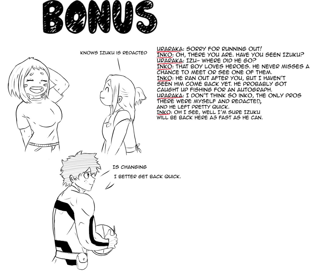 CEmha2002 on Twitter: "My old I AM REDACTED comic adaptation, I honestly cringe looking back on ...