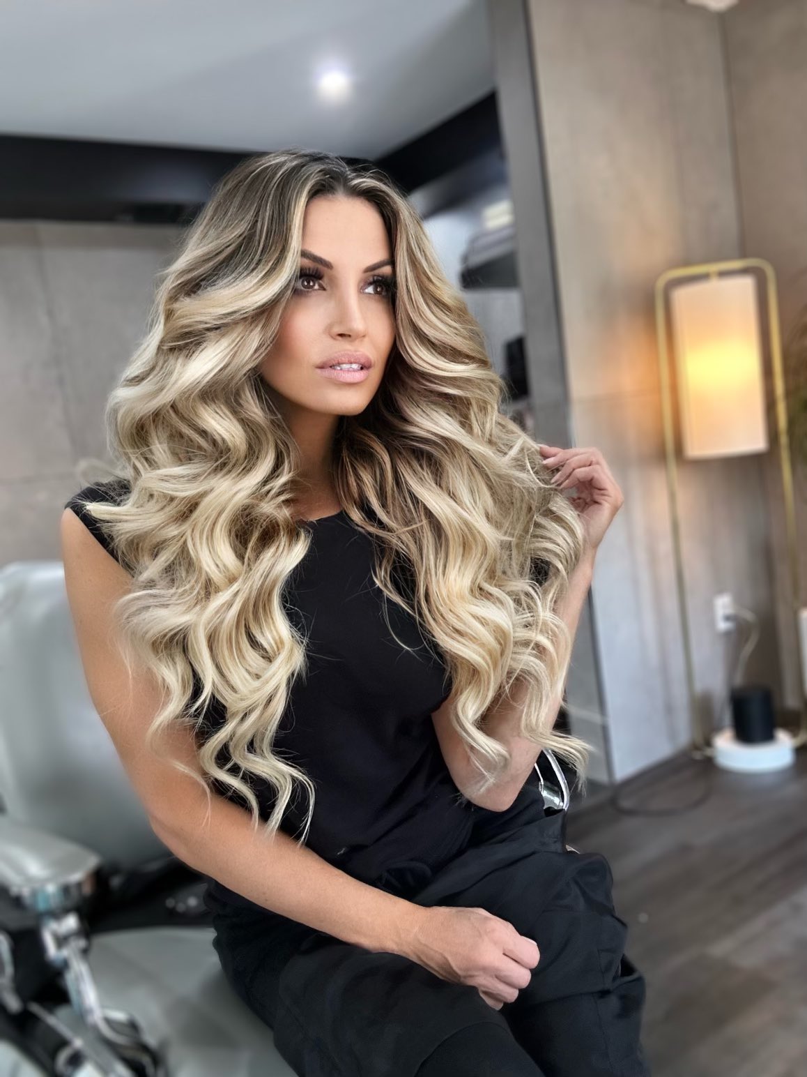 Trish Stratus Brown Hair