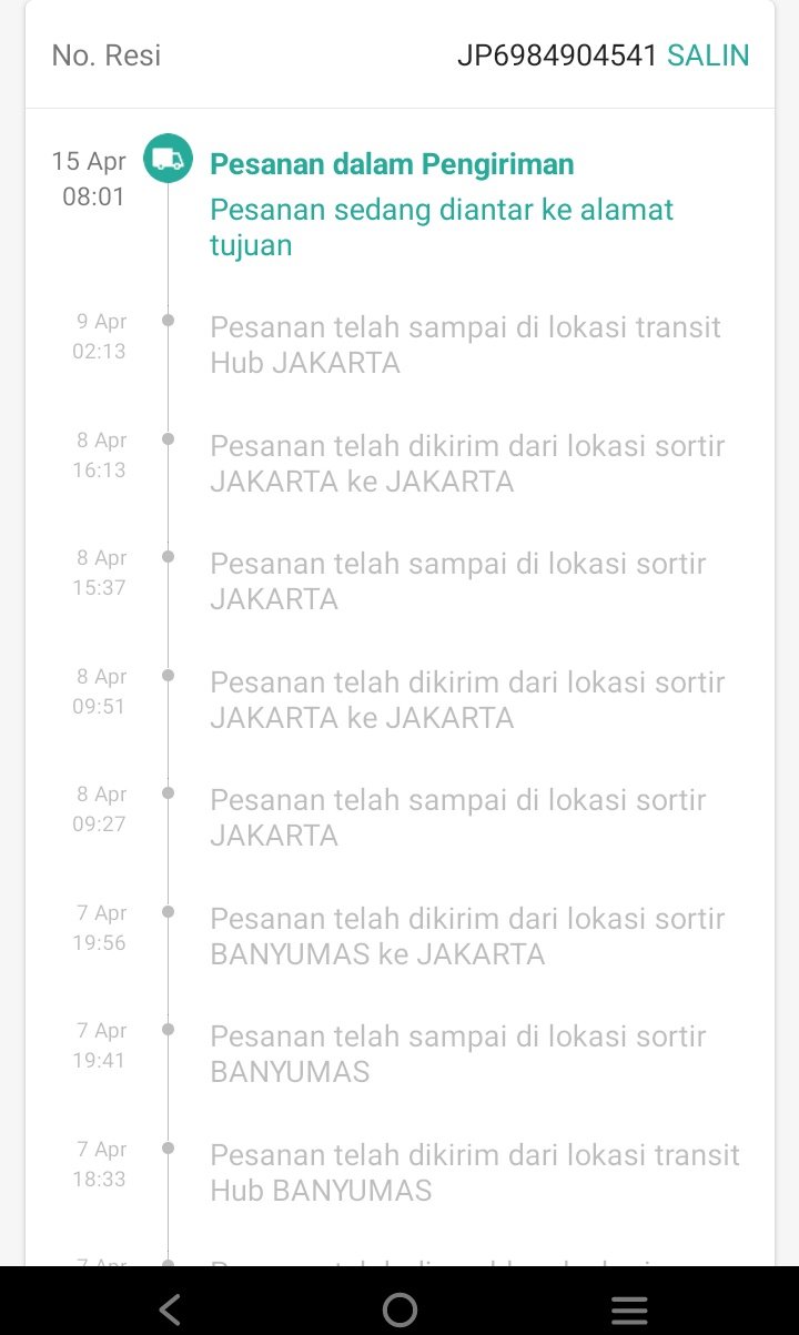 J&T Express Indonesia on Twitter: "@ku_gi0 Halo ka, mohon maaf untuk ketidaknyamanannya, akan ...