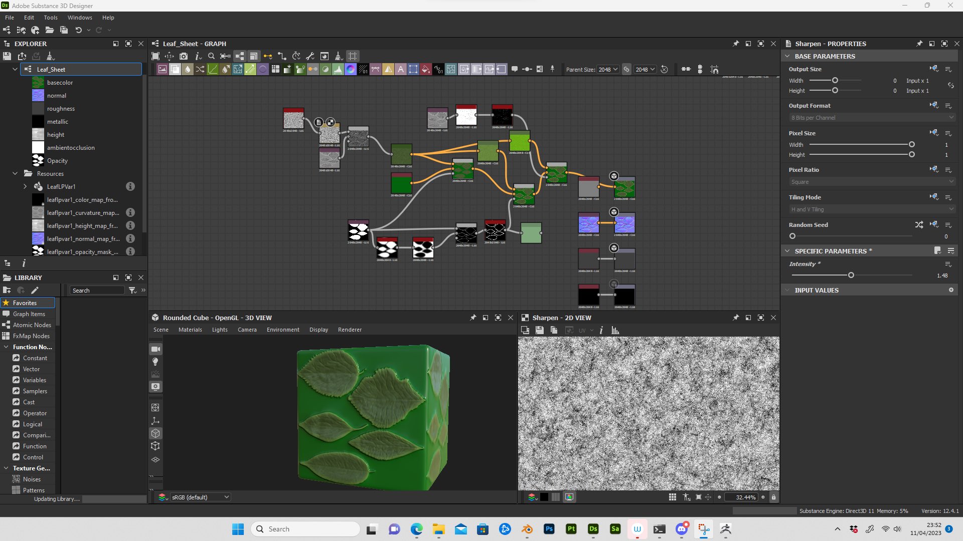 Matthew stokoe on Twitter: "Tried a new method for making foliage decided to sculpt the leaves ...