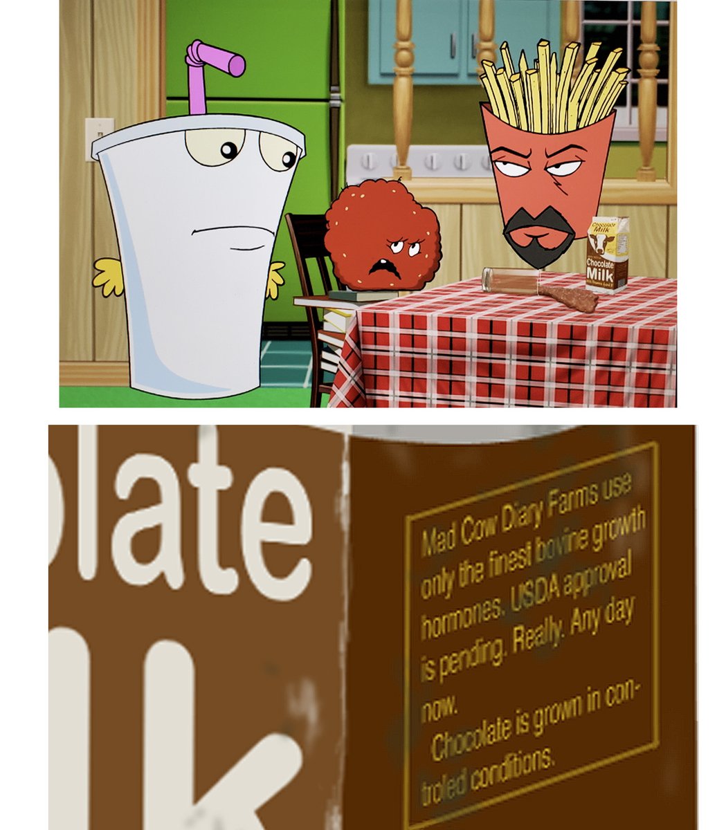 Robert Pettitt on Twitter: "The Art of #ATHF In "Meatzone," Meatwad can see the future and ...