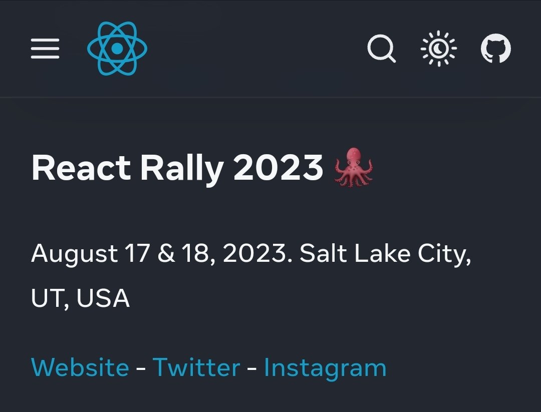 Tanner Linsley on Twitter: "Be there or be 🟥"