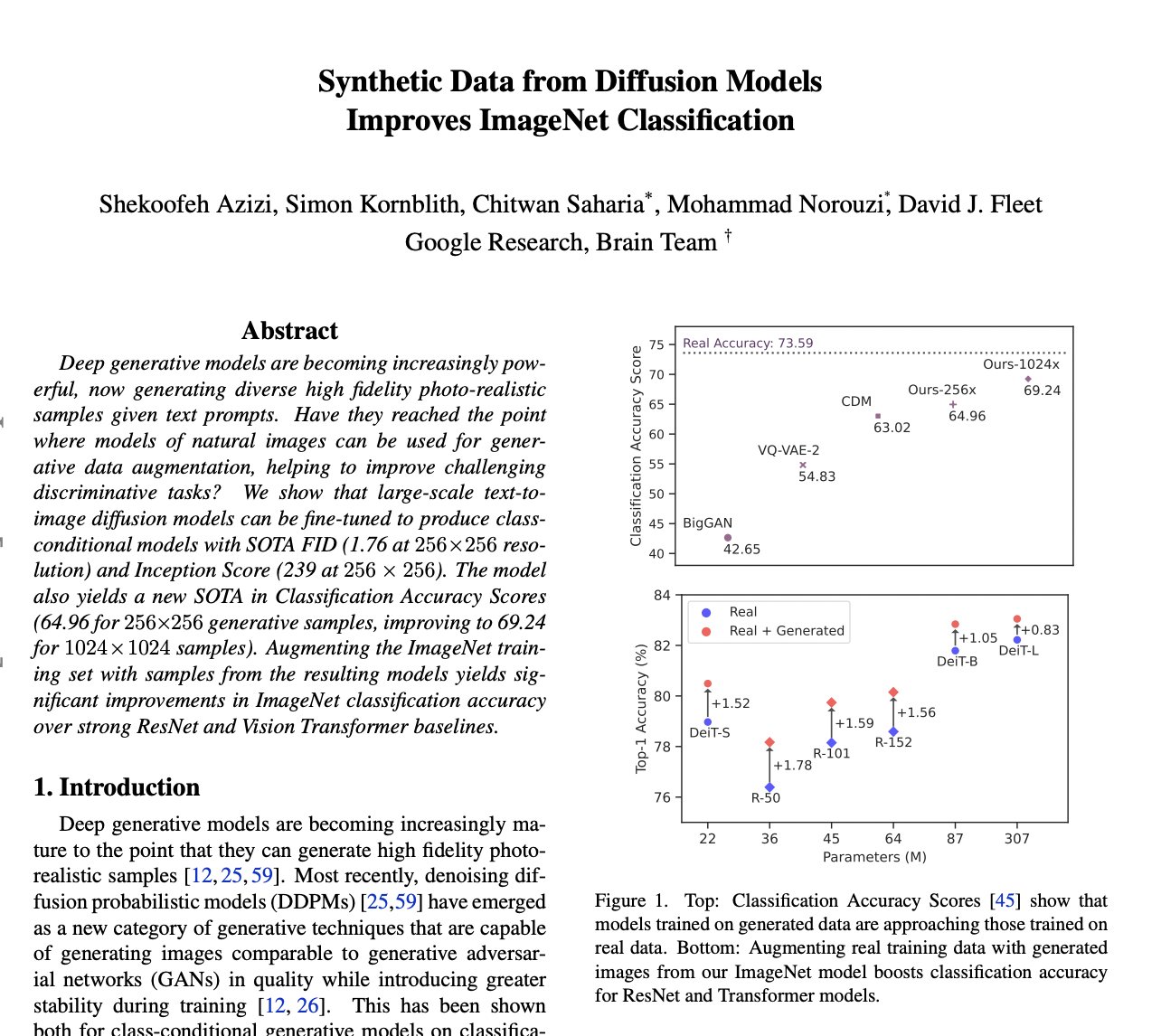 AK on Twitter: "Synthetic Data from Diffusion Models Improves ImageNet Classification abs: https ...