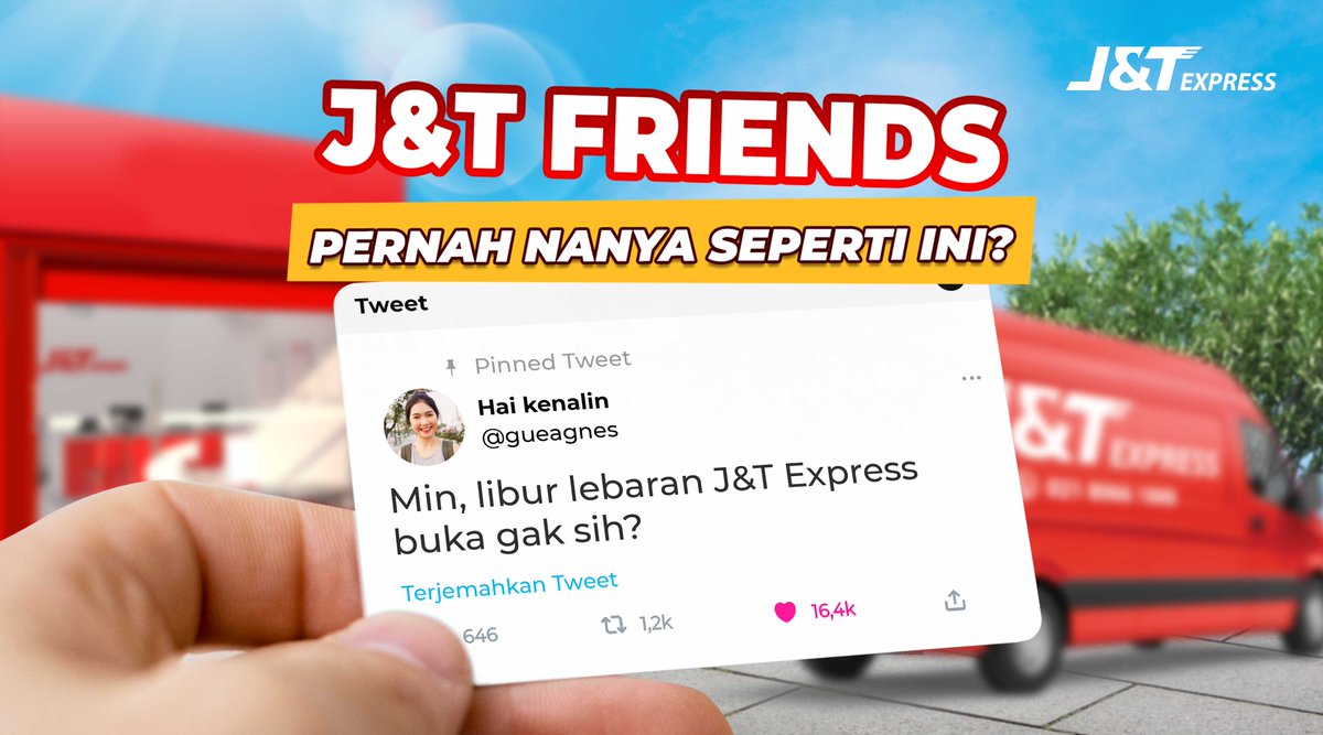 J&T Express Indonesia on Twitter: "@ku_gi0 Halo ka, mohon maaf untuk ketidaknyamanannya, akan ...