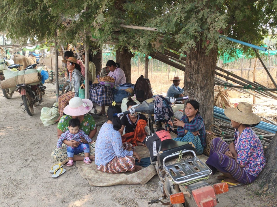 Khit Thit Media On Twitter ခင်ဦးမြို့နယ်ရှိ ကျေးရွာများကို စစ်တပ်က စစ