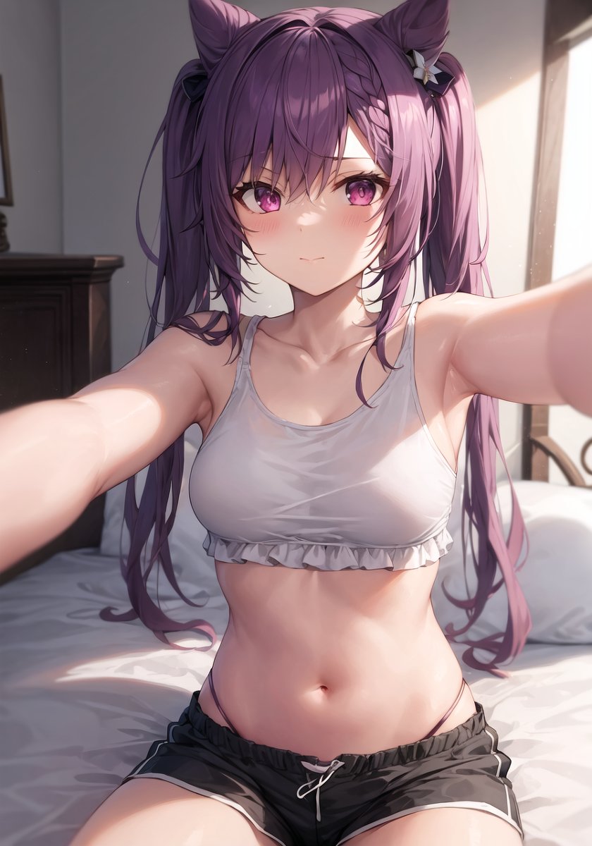 𝑫𝒂𝒊𝒍𝒚 𝑾𝒂𝒊𝒇𝒖𝒔 on Twitter: "Keqing from Genshin Impact. 💗 Source:https://pixiv.net/en/artworks ...