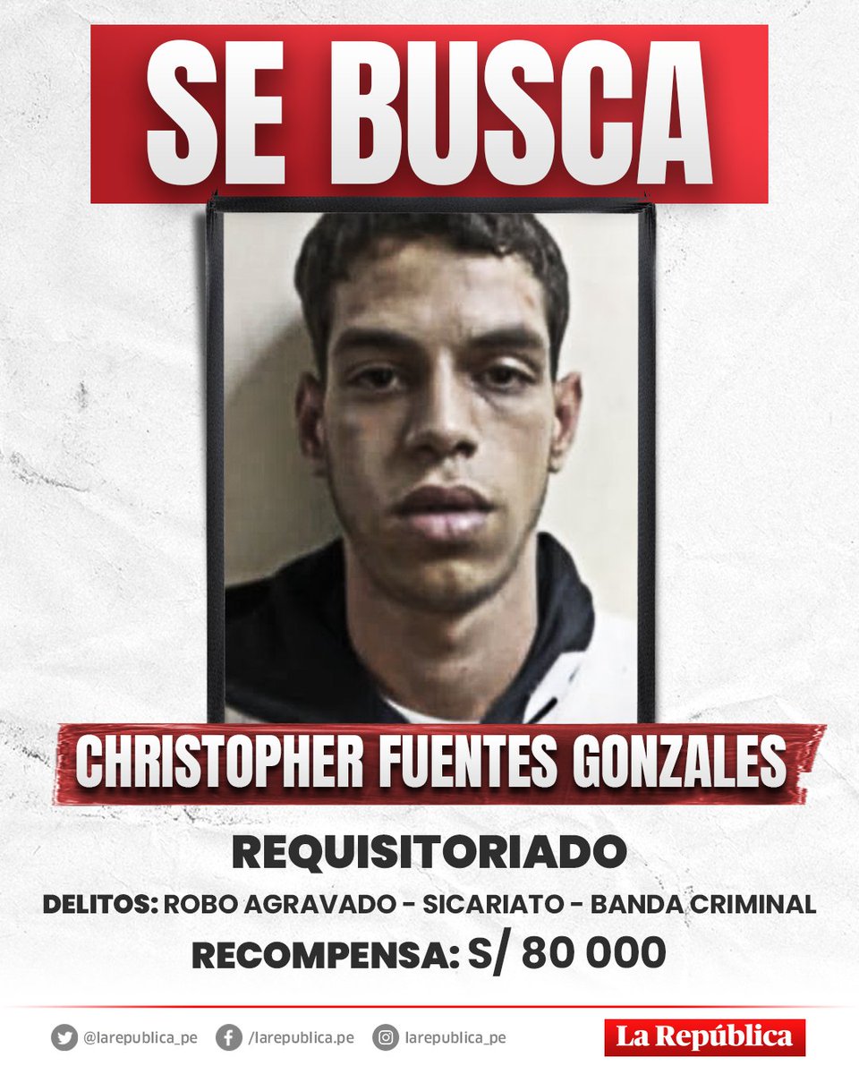 José On Twitter Rt Larepublica Pe 🚨 Christopher Joseph Fuentes