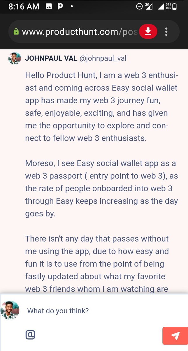 JohnPaulVal.eth ️ on Twitter: "EASY SOCIAL WALLET APP LAUNCH by @TheEasyCoHQ is now Live on ...