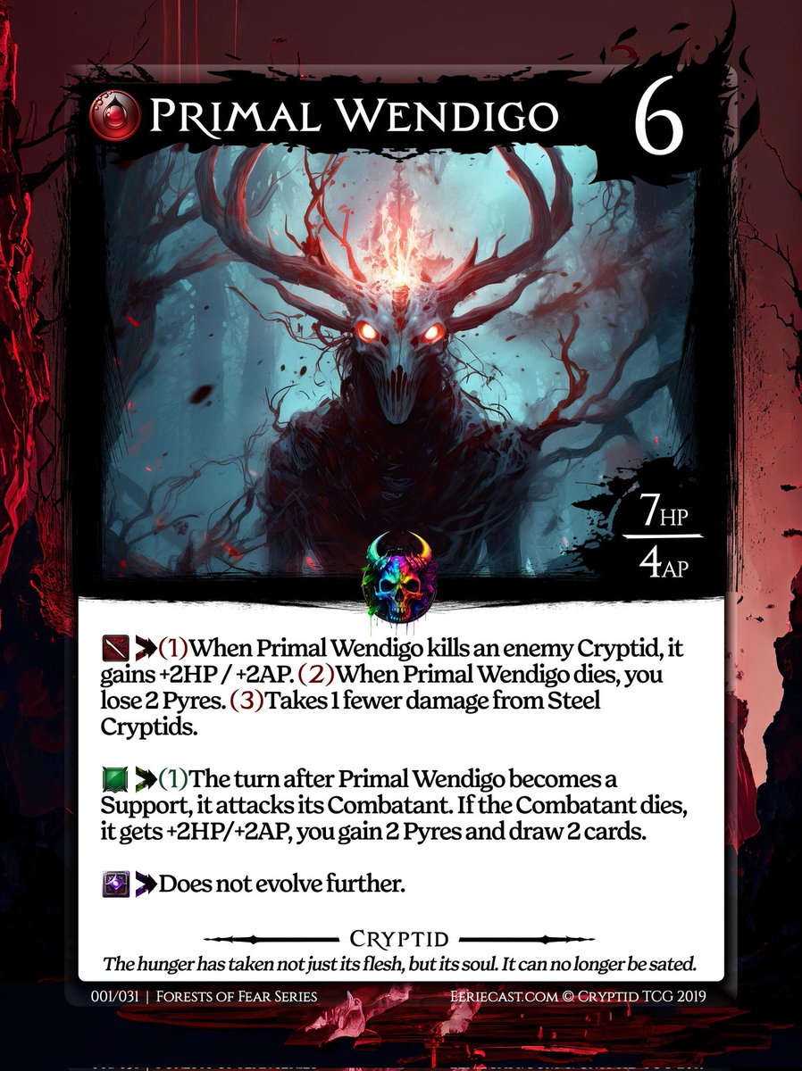 Darkness Prevails🎙️ on Twitter: "New Primal Wendigo card designs just drop. Which do you like ...