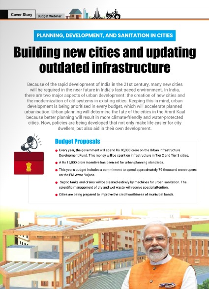 PIB India on Twitter: "Building new cities & updating outdated infrastructure Every year, the ...