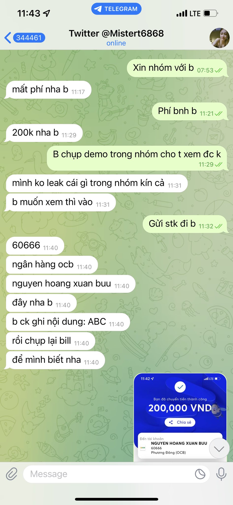 doan minh tuan on Twitter: "Con chó này là con chó lừa đảo nhé AE 500k Này cầm lấy chữa bệnh tật ...