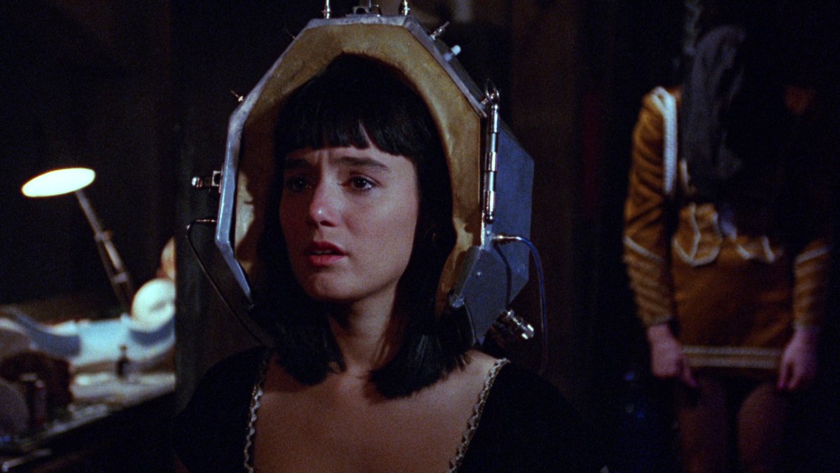 Jill Schoelen and Freddie Simpson in Popcorn (1991) Frame Found @framefound