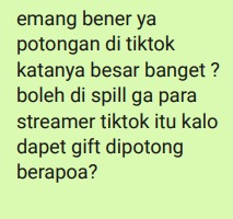 PlaymenID 🎮 on Twitter: "buat yang paham soal urusan per-streamer-an di tiktok, emang bener kah?"