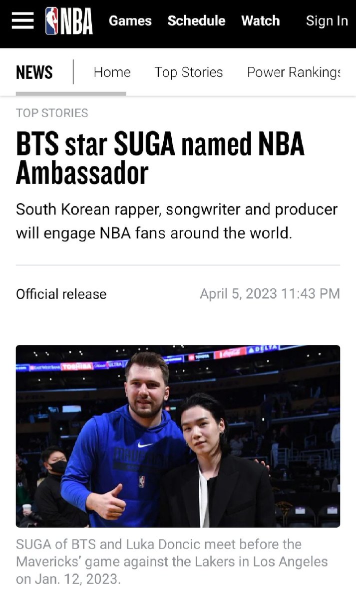 Pichel | LIKE CRAZY 🪩 on Twitter: "— ¡SUGA EMBAJADOR DE LA NBA! #SUGA: “La música y el ...