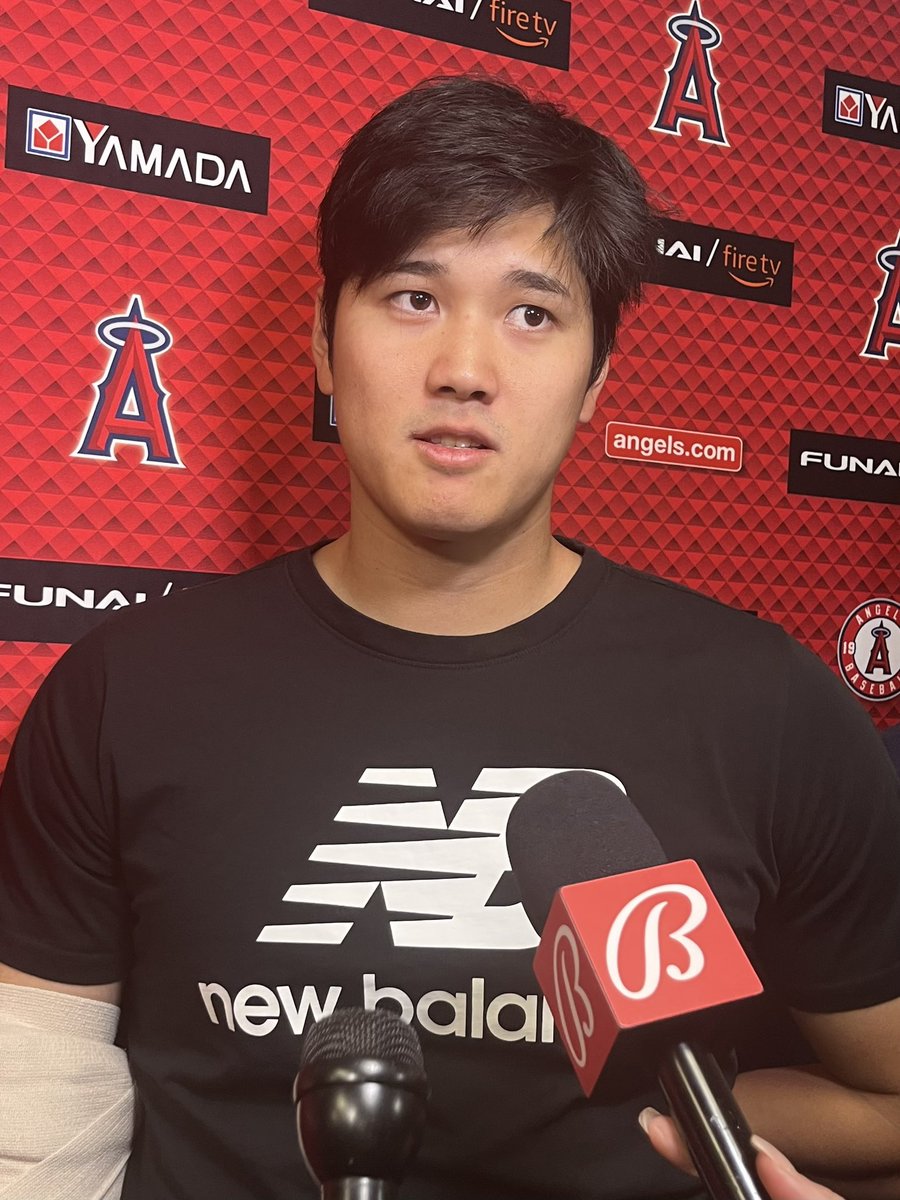 Full Count Mlb取材班 On Twitter エンゼルス・大谷翔平選手⚾️ ①レポーターの目を見て質問を聞く👂 ②水原一平通訳を見て訳を聞く👂 ③質問の答えを考える🤔 ④丁寧に