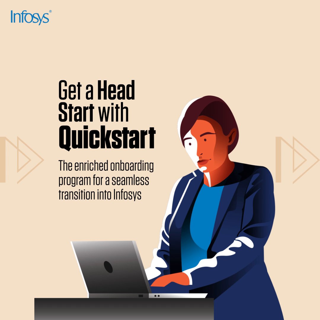 Infosys on Twitter: "QuickStart: An immersive and integrated onboarding experience for our new ...
