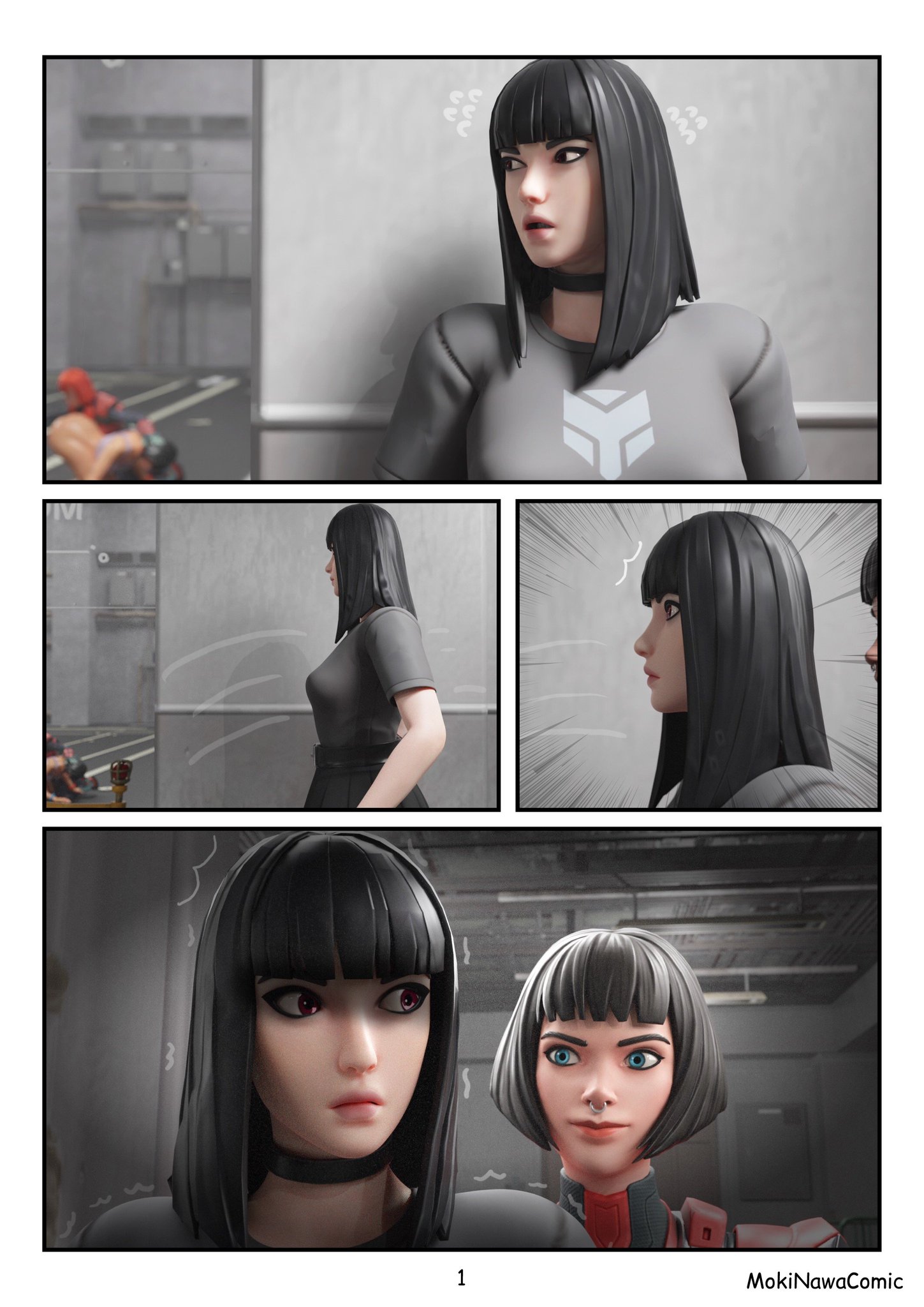 MokiNawa / Eiei Kiki on Twitter: "[Comic style][NSFW/R-18] - "Hi! Intruder" - Charlotte, The ...